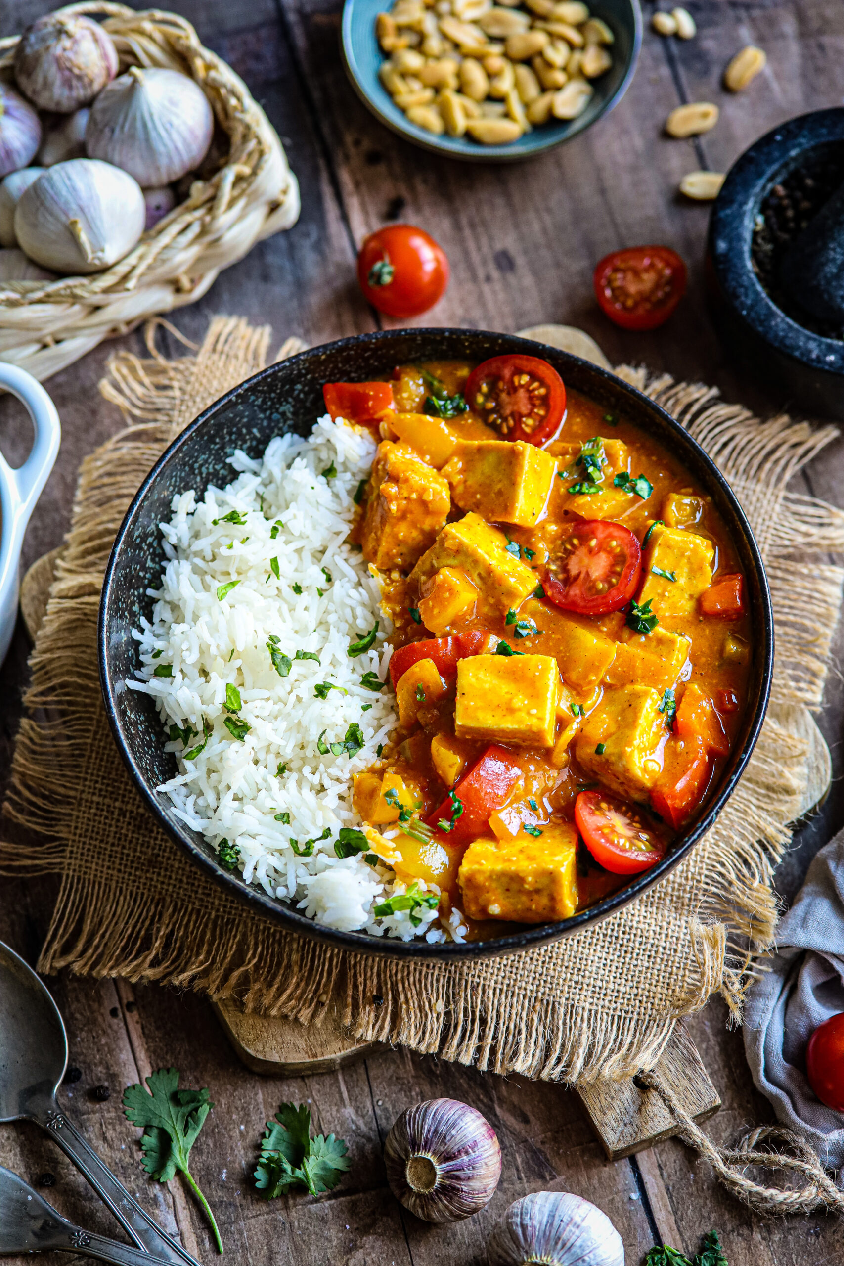 Vegan butter ''chicken'' recept - Lenna Omrani