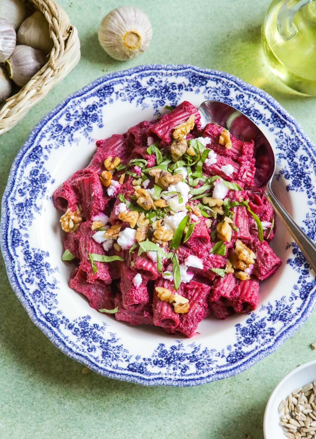 Romige rode bieten pasta - Lenna Omrani