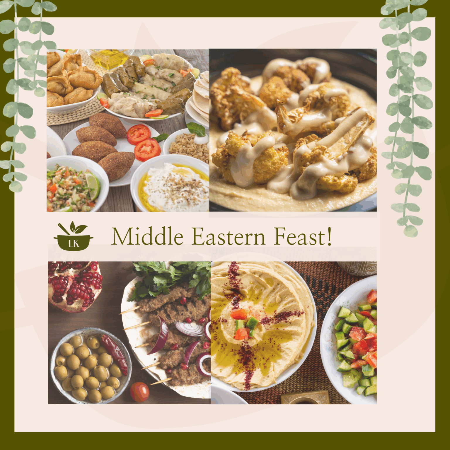 6 sep '25: Middle Eastern Feast! - Lenna's Kitchen